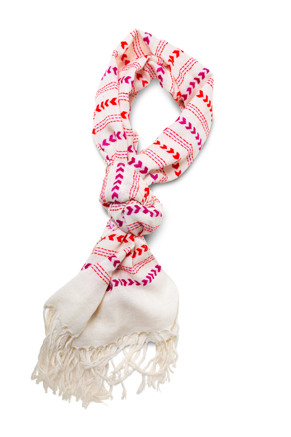 Yasmin Arrow Scarf – Alia Jaffrey Store