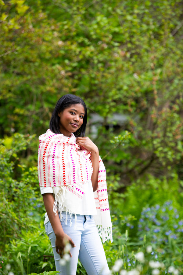 Yasmin Arrow Scarf – Alia Jaffrey Store